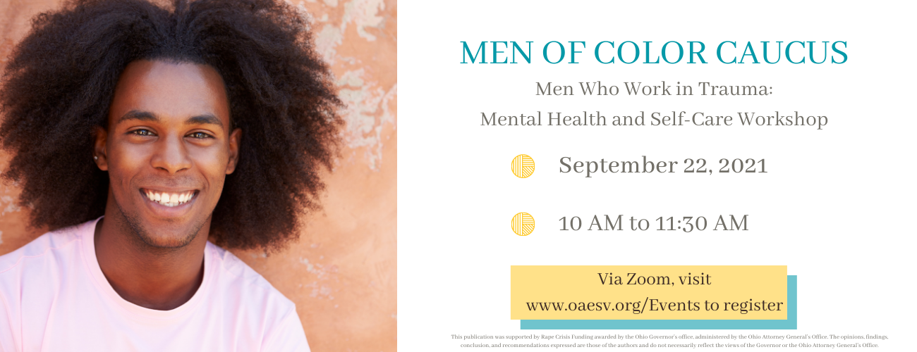 Men of Color Caucus – Men Who Work in Trauma: Mental Health and Self ...