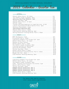 Engaging Your Community During (and After) SAAM | Ohio Alliance to End ...